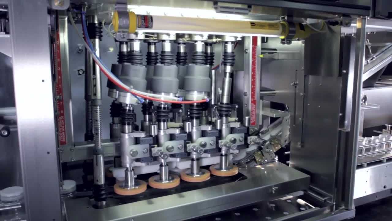 Inline Capping Systems - 6 Quill Inline Capper | Inline Bottle Cappers & Automatic Inline ...